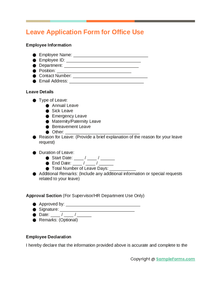 Family Leave Application - University Human Resources Doc Template ...