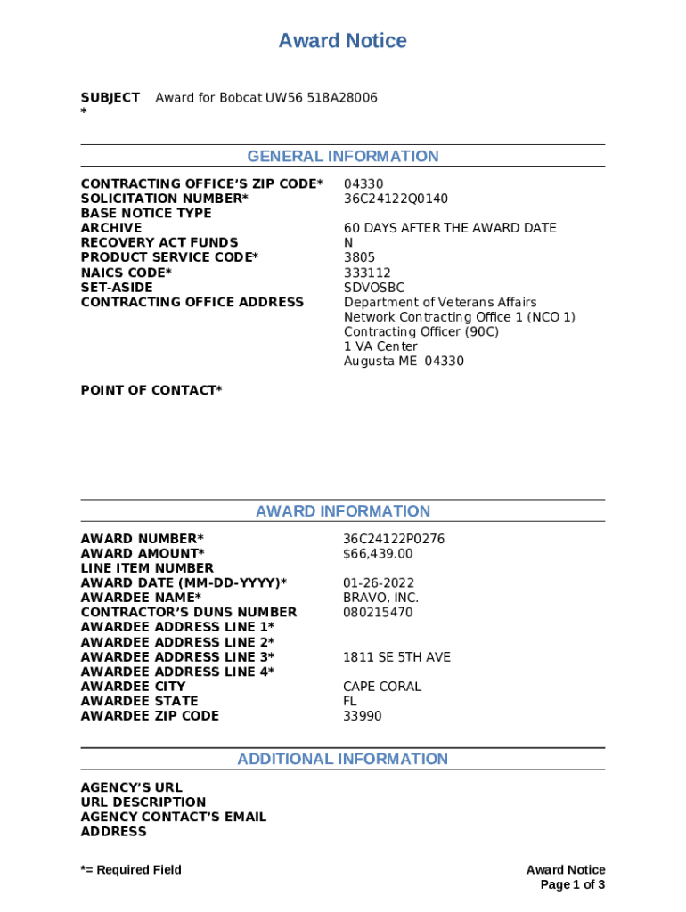 Fy23 Lrs Toolcat 2 - Bid Ination - Dept Of Defense Doc Template | pdfFiller