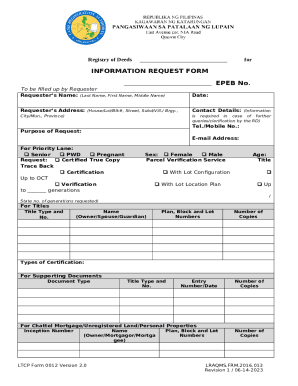 Ination-Request-.docx - Registry of Deeds for... Doc Template | pdfFiller