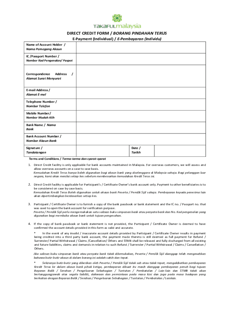 Fillable Online PERSONAL ACCIDENT TAKAFUL CLAIM FORM ... Fax Email ...