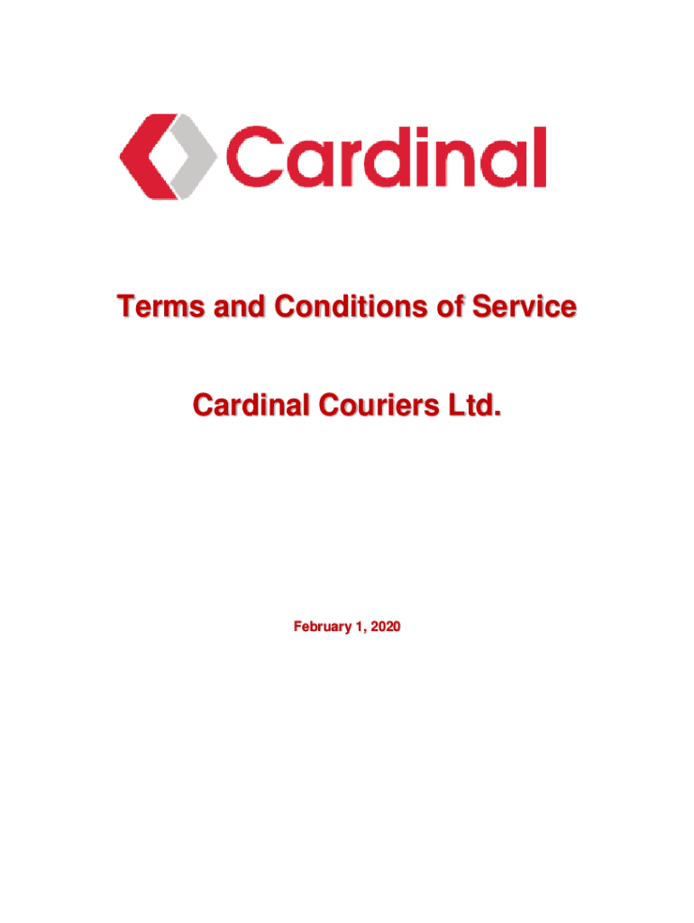 Fillable Online Express logistics and warehousing services: Carinal Delivery Fax Email Print ...