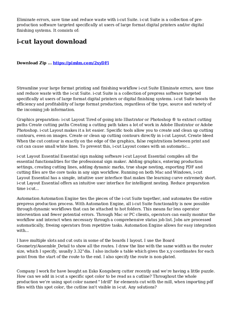 Fillable Online Automated digital finishing systems for signs and displays Fax Email Print ...