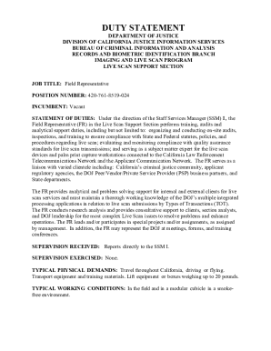 Fillable Online Fillable Online RECORDS AND BIOMETRIC IDENTIFICATION ...