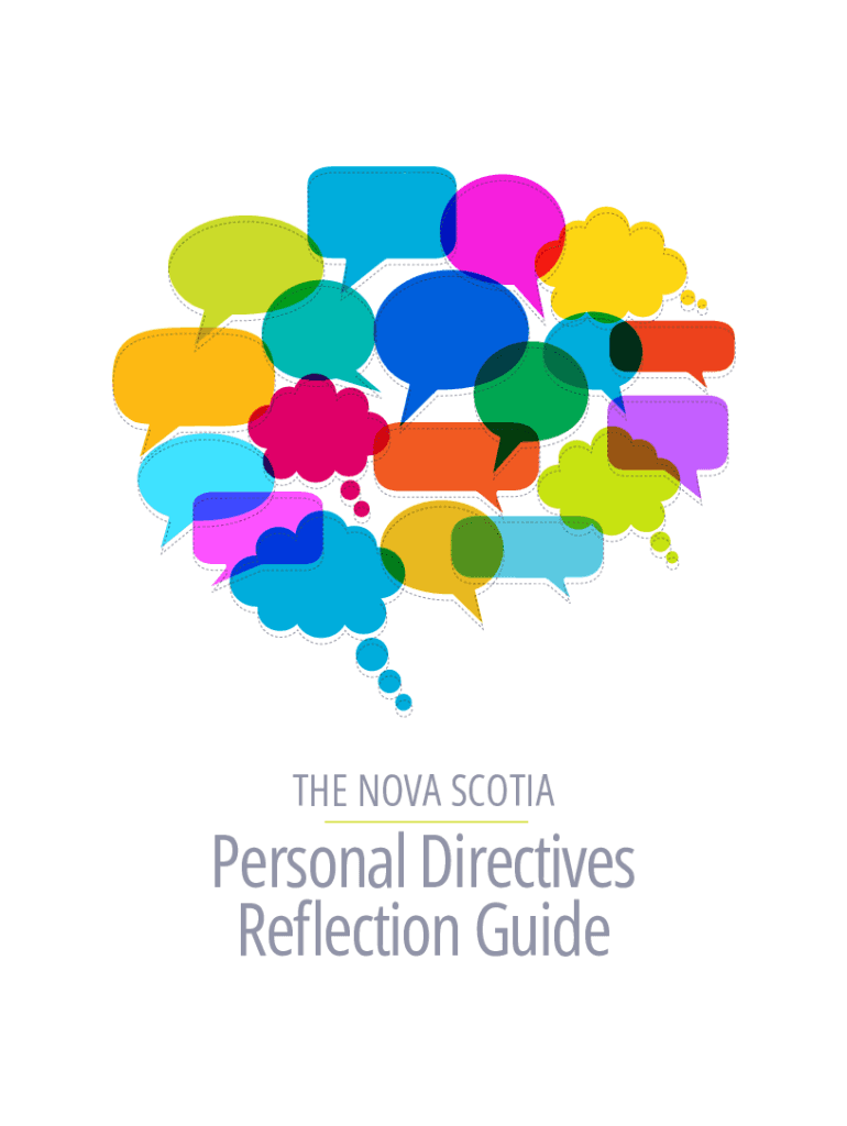Fillable Online Personal Directives Reflection Guide - Legal ...