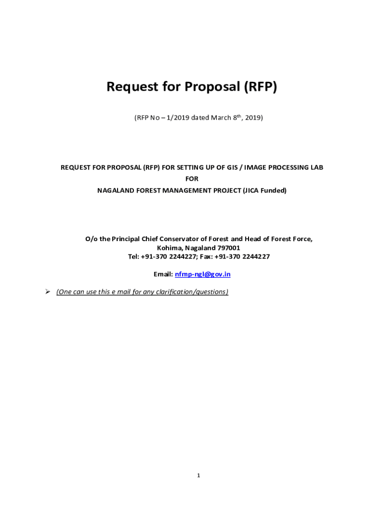 Fillable Online RLG Model Request for Proposal (RFP) for Digital ...