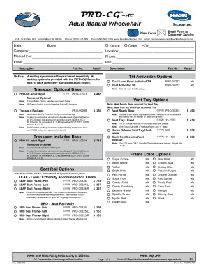 Fillable Online Seating & Positioning Order Form - Freedom Designs Fax ...