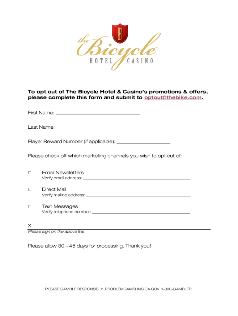 Fillable Online Opt Out Letter.docx Fax Email Print - pdfFiller