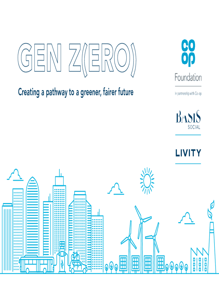 Fillable Online Gen Z(ero) research into just transition to net zero ...