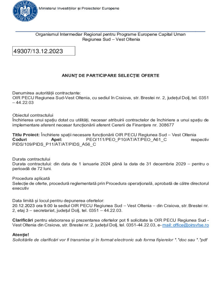 Fillable Online OIR PECU SUD-EST Fax Email Print - pdfFiller