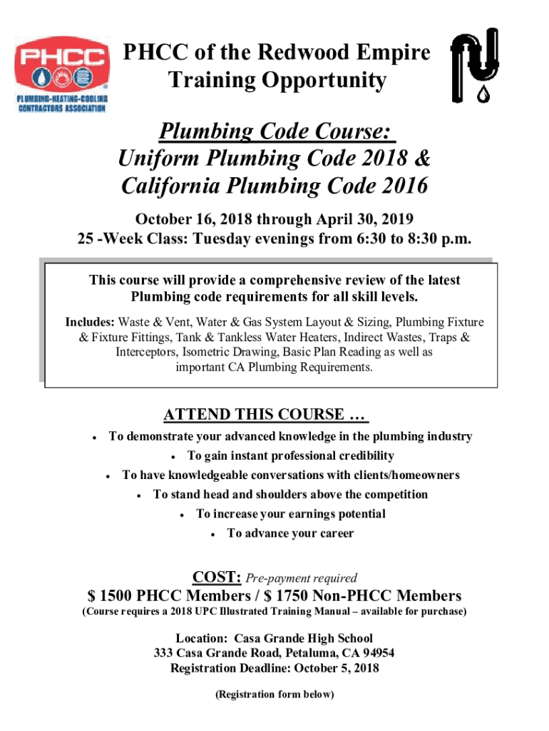 Fillable Online Uniform Plumbing Code 2018 & California Plumbing Co Fax ...
