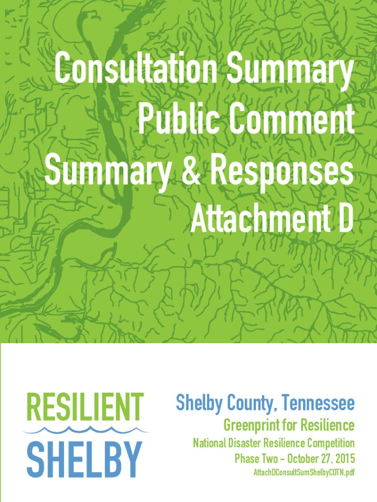 Fillable Online National Disaster Resilience Competition - Phase 2 Fax Email Print - pdfFiller