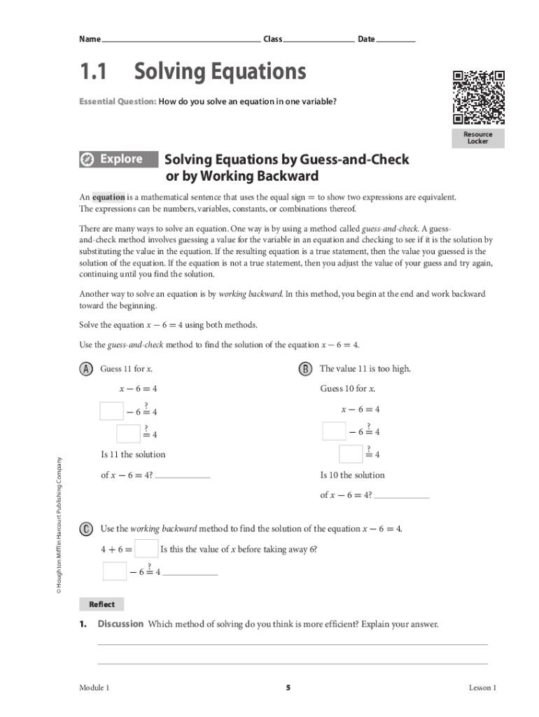 Fillable Online Solving Simple Equations Using InspectionAlgebraMaths ...
