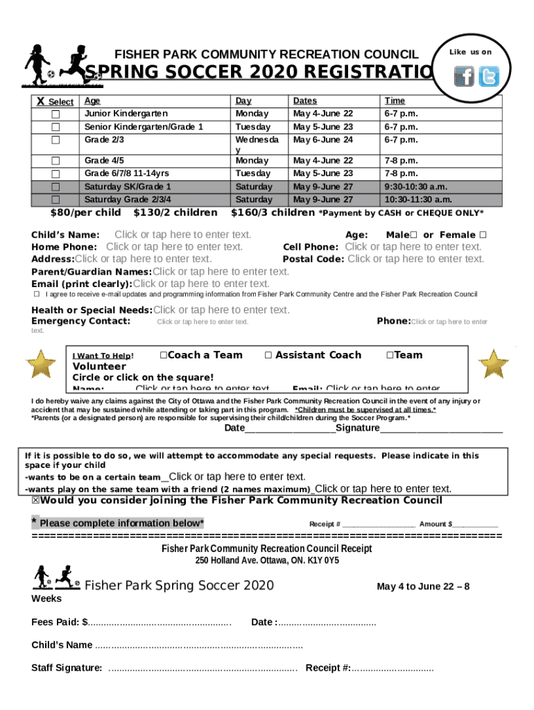 by PowerUp Sports: Fisher Park Community Recreation ... Doc Template ...