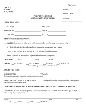 s & Permits Ash Flat AR Doc Template | pdfFiller