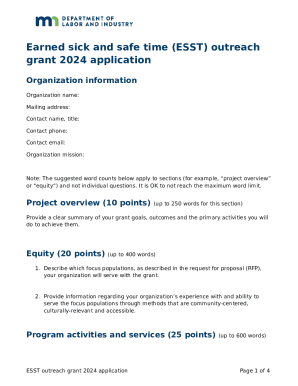 Earned sick and safe time (ESST)Minnesota Department of ... Doc ...