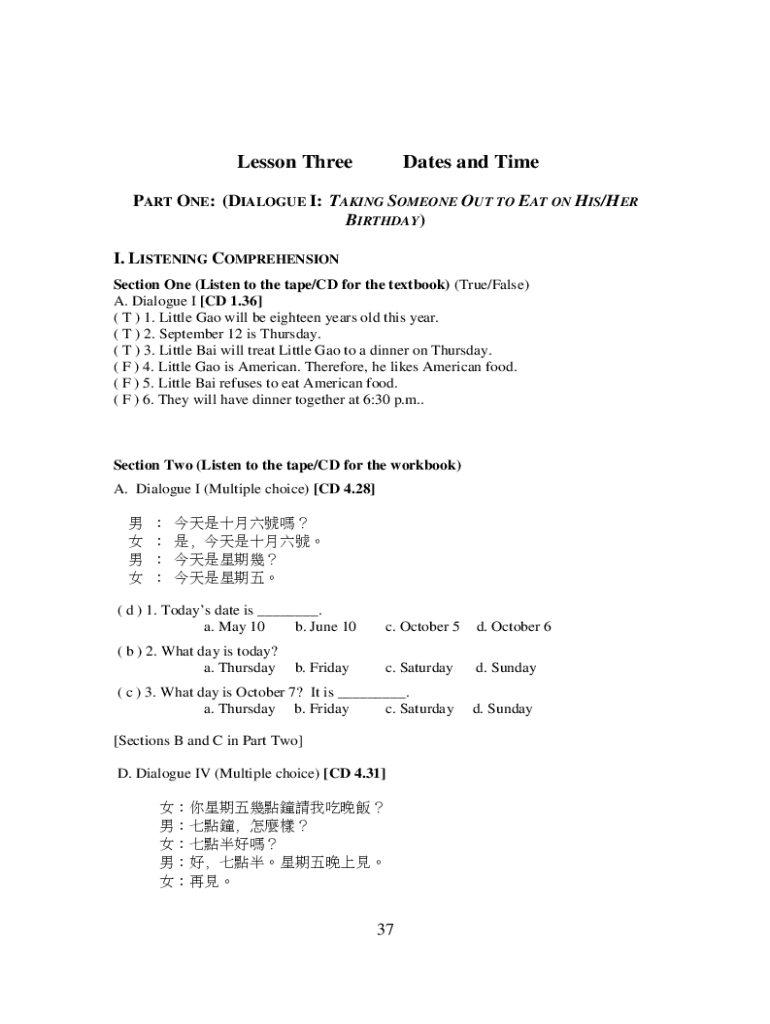 Fillable Online Taking Someone Out to Eat on His/Her Birthday ...