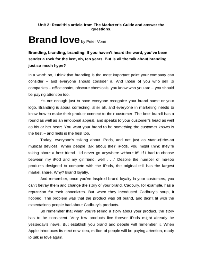 Making sense of Les Binet & Peter Field's Strange ... Doc Template ...