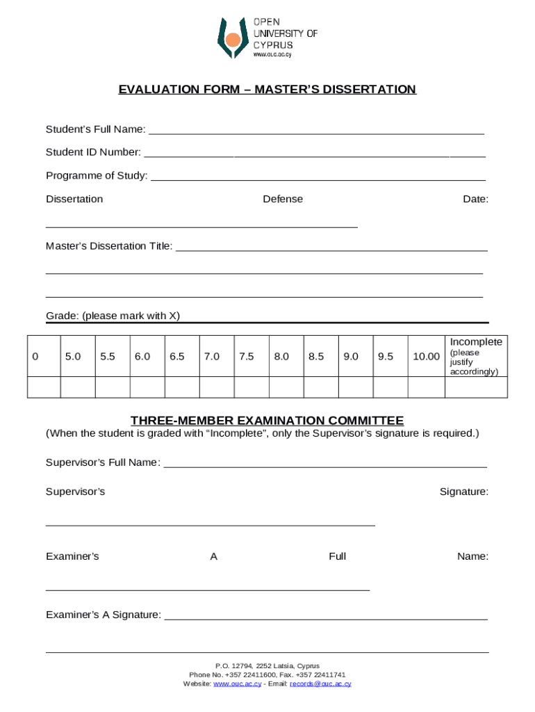 Thesis/Dissertation Defense Checklist - Graduate Doc Template | pdfFiller