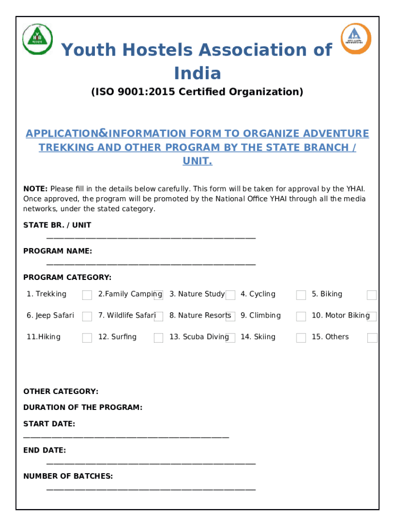 application&ination to organize adventure ... Doc Template | pdfFiller