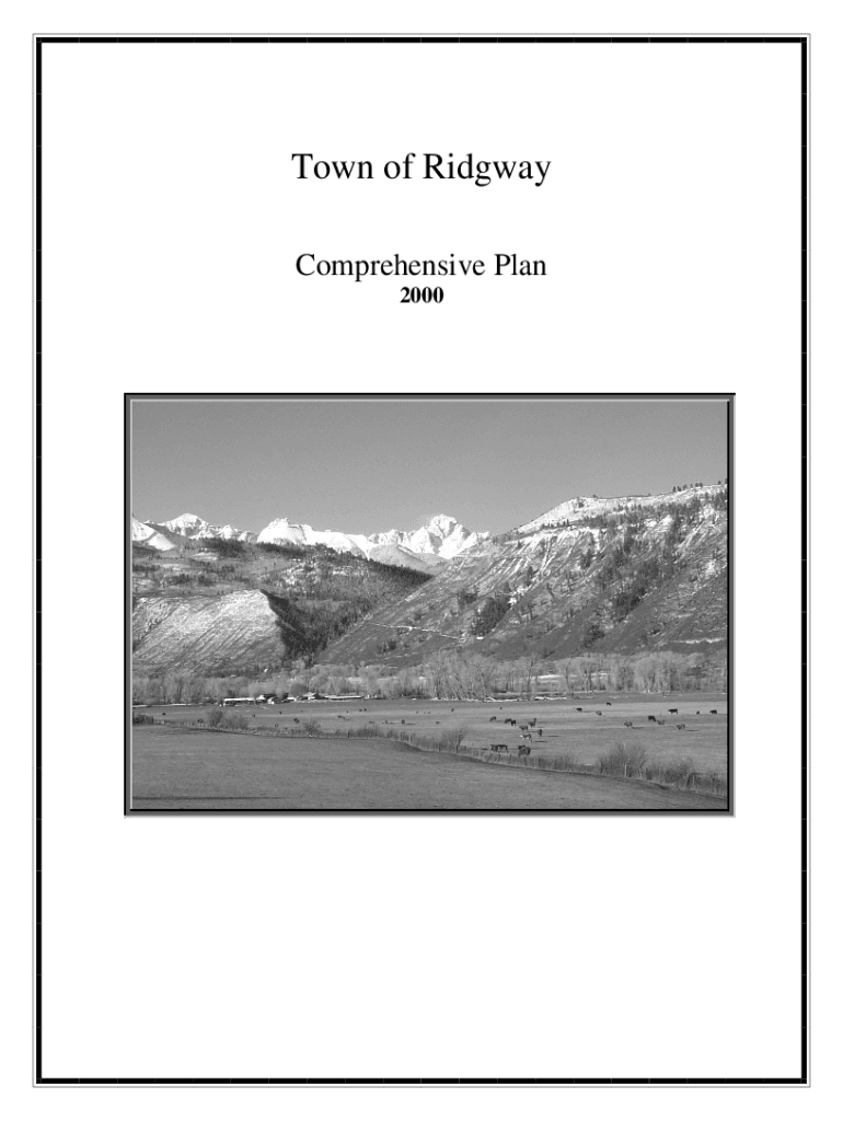 Fillable Online RIDGWAY PLANNING & ZONING ... - Town of Ridgway Fax ...
