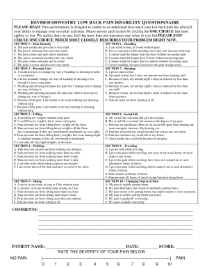 Fillable Online Revised-Oswestry-Low-Back-Disability-Questionnaire ...