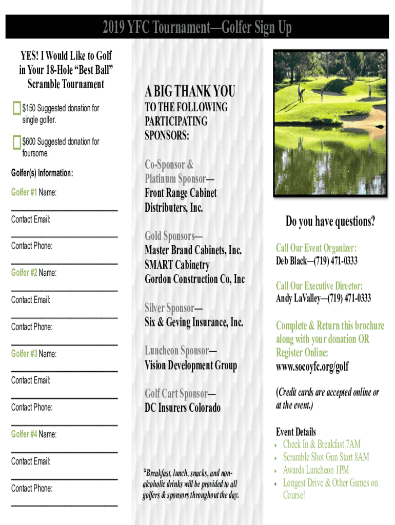 Fillable Online Are you calling BS on this teams 46 Scramble? - golf ...