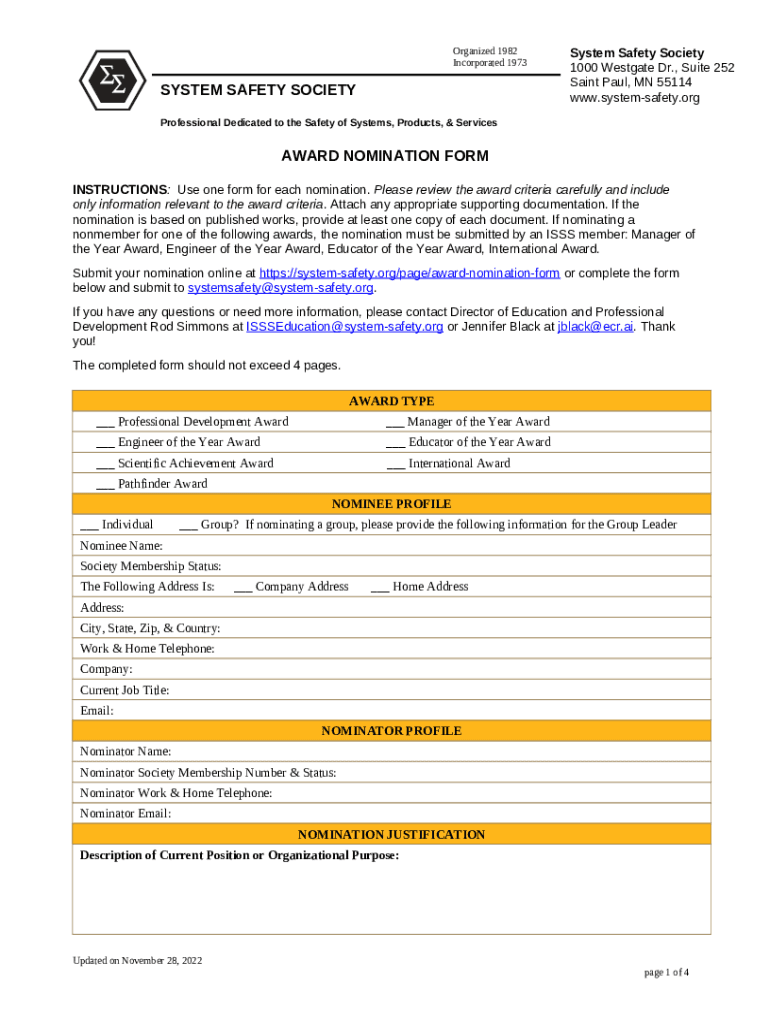 Nomination Fill Up - Fill Online, Printable, , Blank ... Doc Template ...