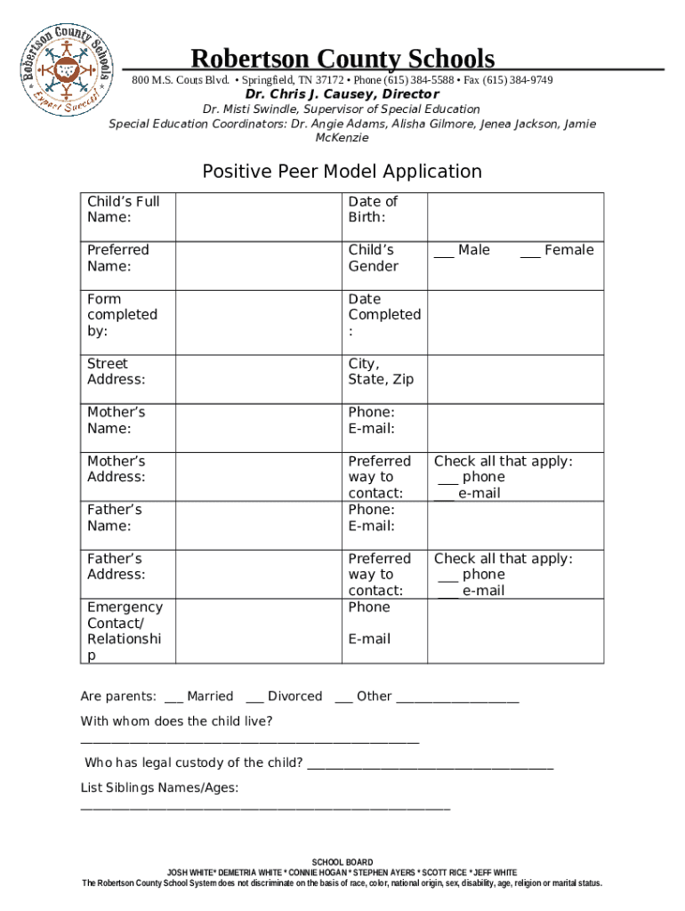 Signing my kid up for preschool and I notice the ... Doc Template ...