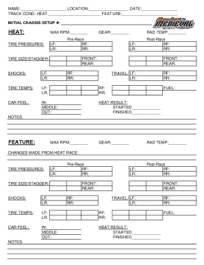 Fillable Online Medieval Race Data Sheet.xls Fax Email Print - pdfFiller