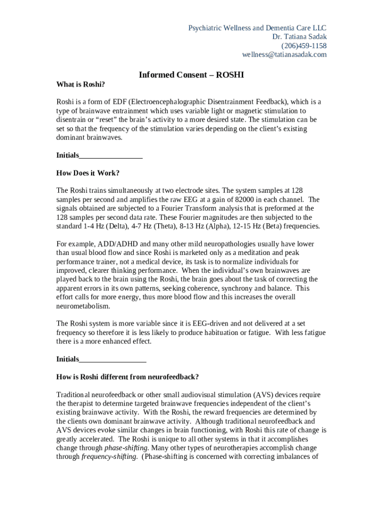 Types of Brainwave Entrainment: A Beginner's Guide Doc Template | pdfFiller
