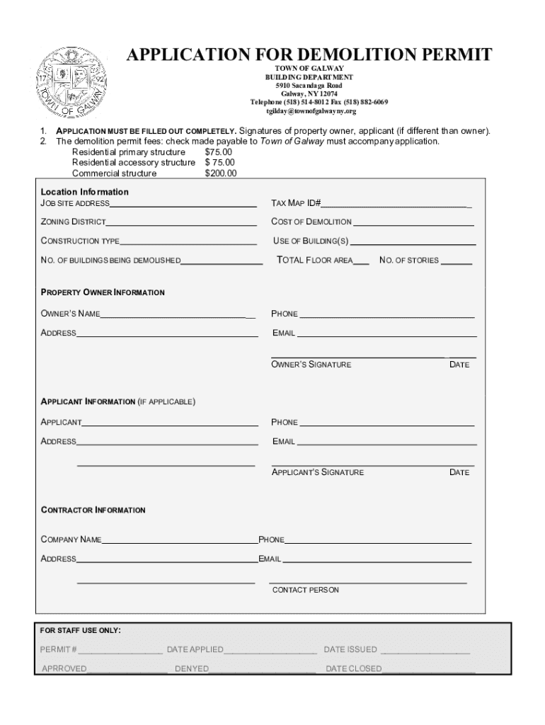 Fillable Online Code Enforcement/Building Inspection/Zoning Administrator Fax Email Print ...