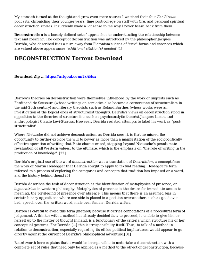 Fillable Online Red Flags in the Spiritual Deconstruction of My Old Friends ... Fax Email Print ...