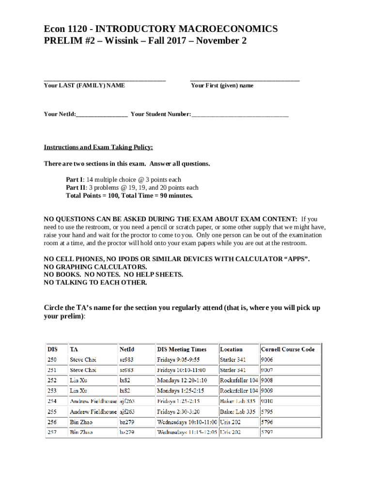 Prelim 2 Practice 2.docx - Wissink - S2016 - Course Hero - courses cit cornell Doc Template ...