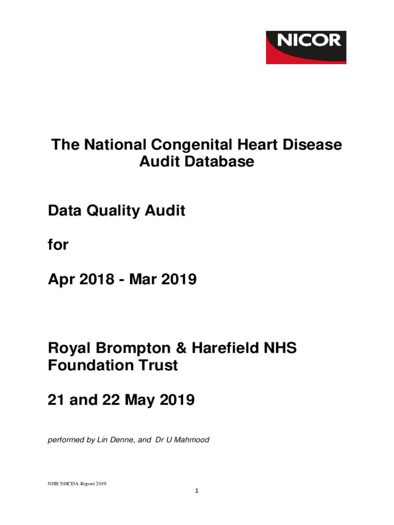 Fillable Online The Central Cardiac Audit Database congenital heart ... Fax Email Print - pdfFiller