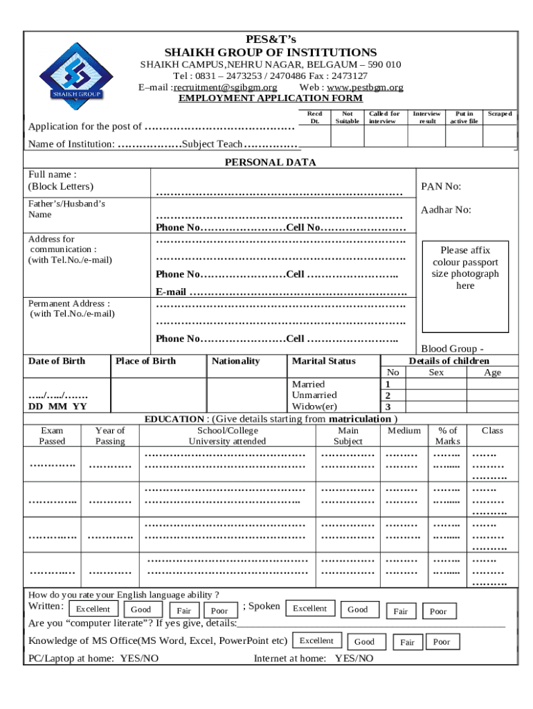 Shaikh Group of InstitutionsShaikh Group of Institutions Doc Template ...