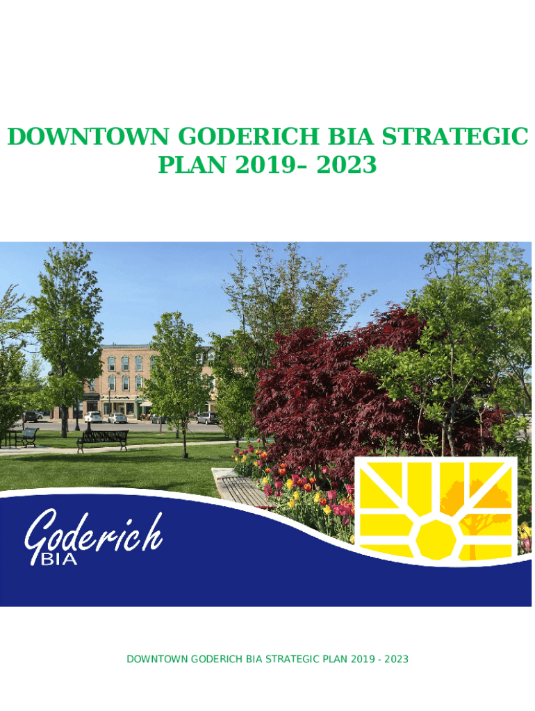 Downtown Goderich B.I.A. Doc Template | pdfFiller