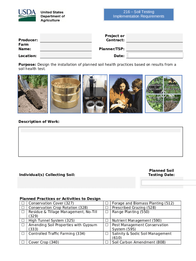 What is the Soil Health Assessment & Plan (SHAP)? Doc Template | pdfFiller