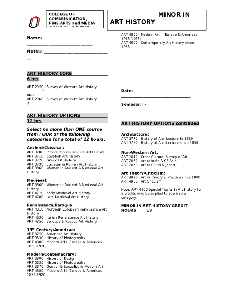 Survey of Art History: From Ancient to Renaissance Art ... Doc Template ...