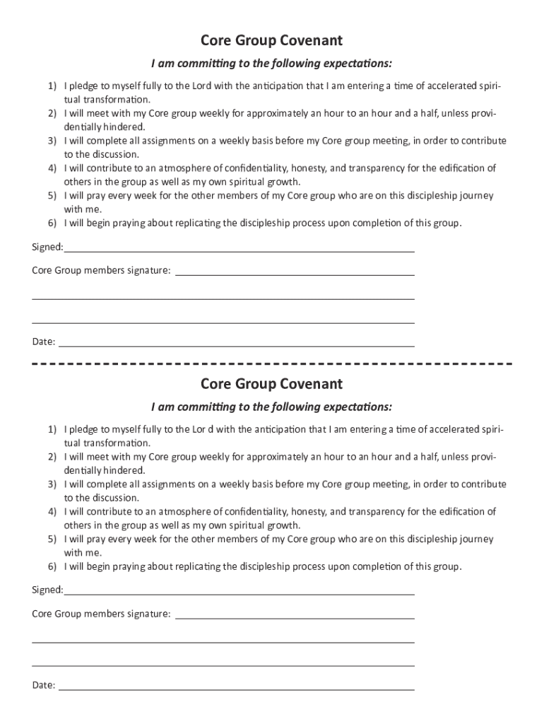 Fillable Online Accessing God's Power through Covenants Fax Email Print ...