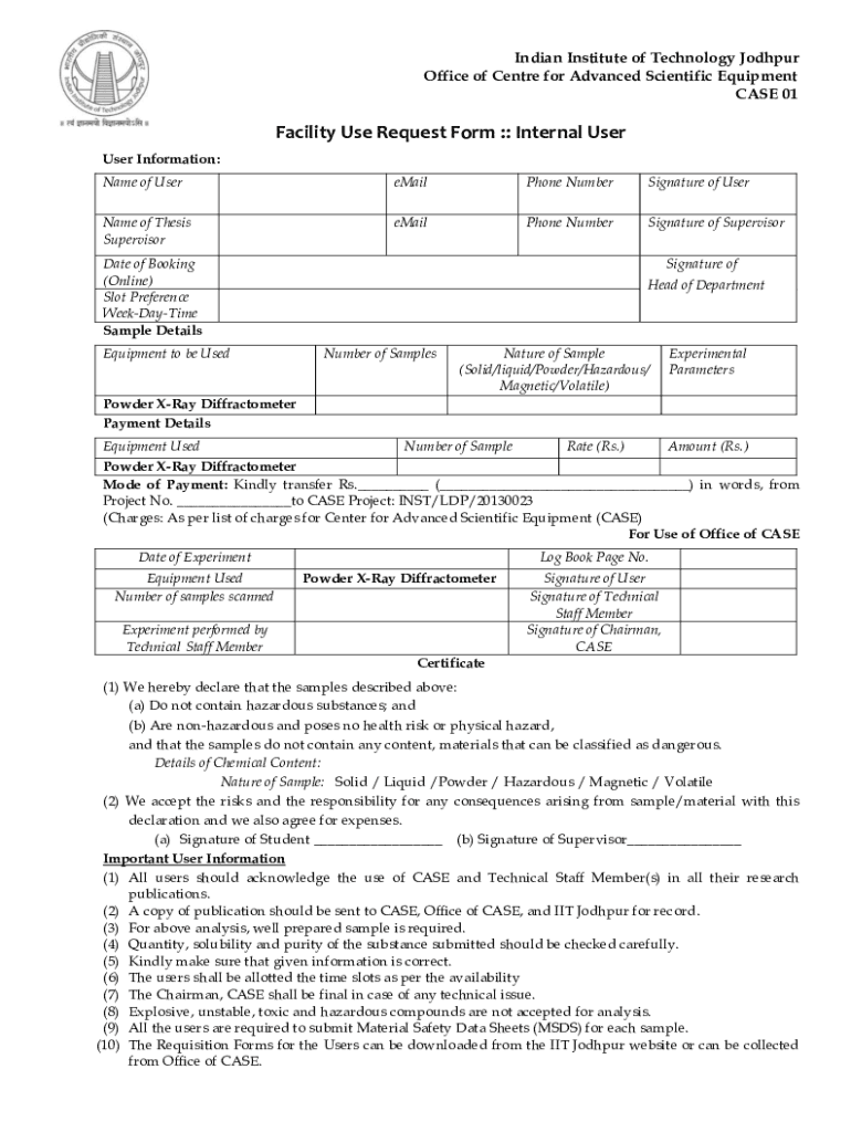 Fillable Online iitj ac Rolling Advertisement for Admission to Ph.D ...