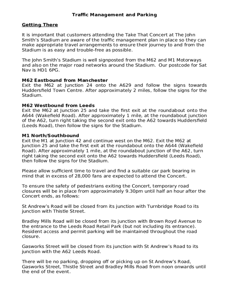 Why Event Traffic Management Is Crucial to Executing a ... Doc Template ...