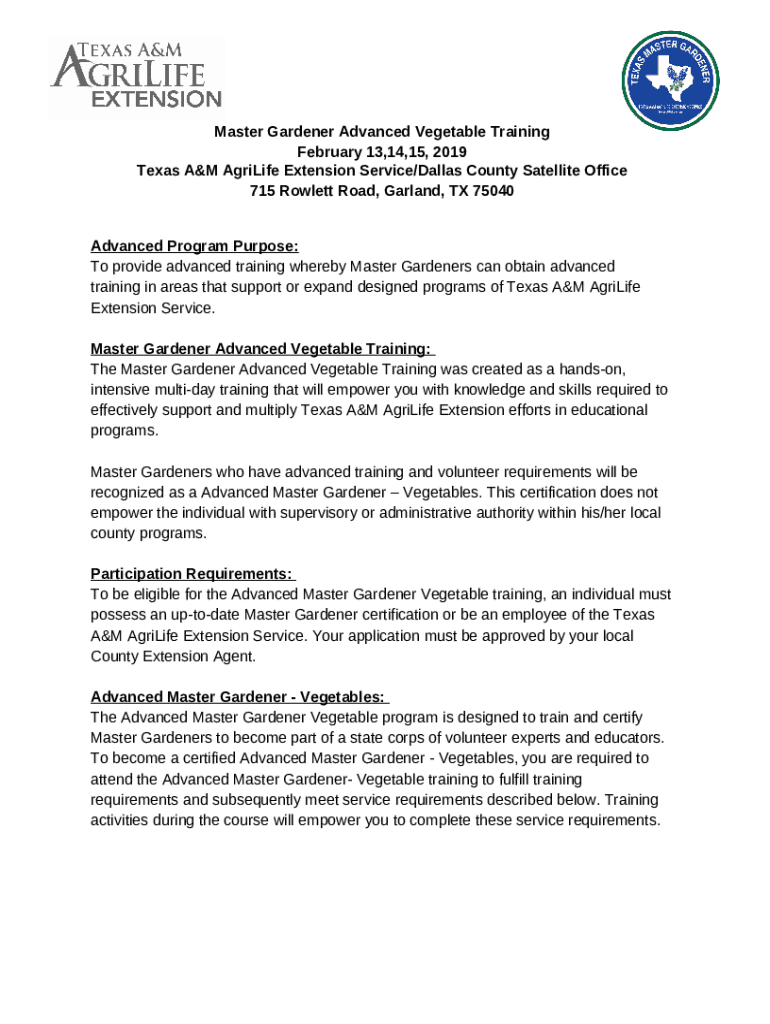 Texas A&M AgriLife Extension Service Master Gardener ... - dallas-tx ...