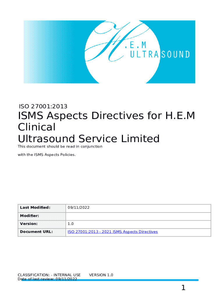 ISO 27001Annex A.6: Organisation of Ination Security Doc Template | pdfFiller