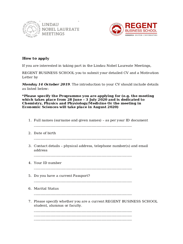 Nobel-Lindau-application-.doc - regent ac Doc Template | pdfFiller