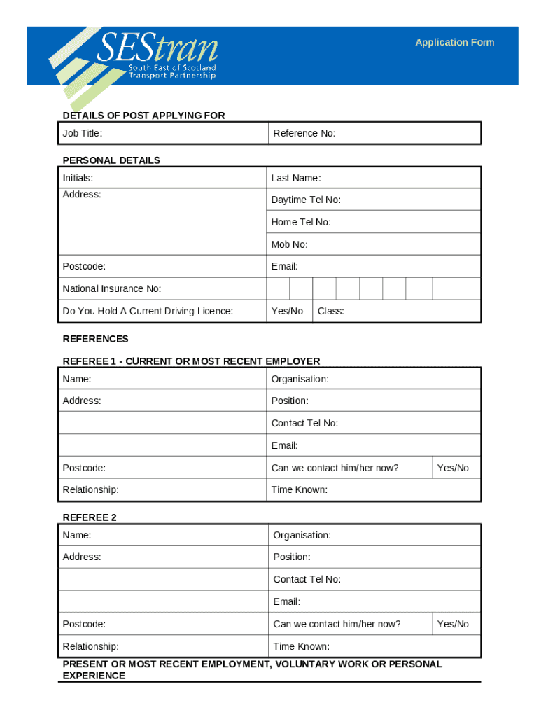 Cartello Ambulance Job Application Doc Template | pdfFiller