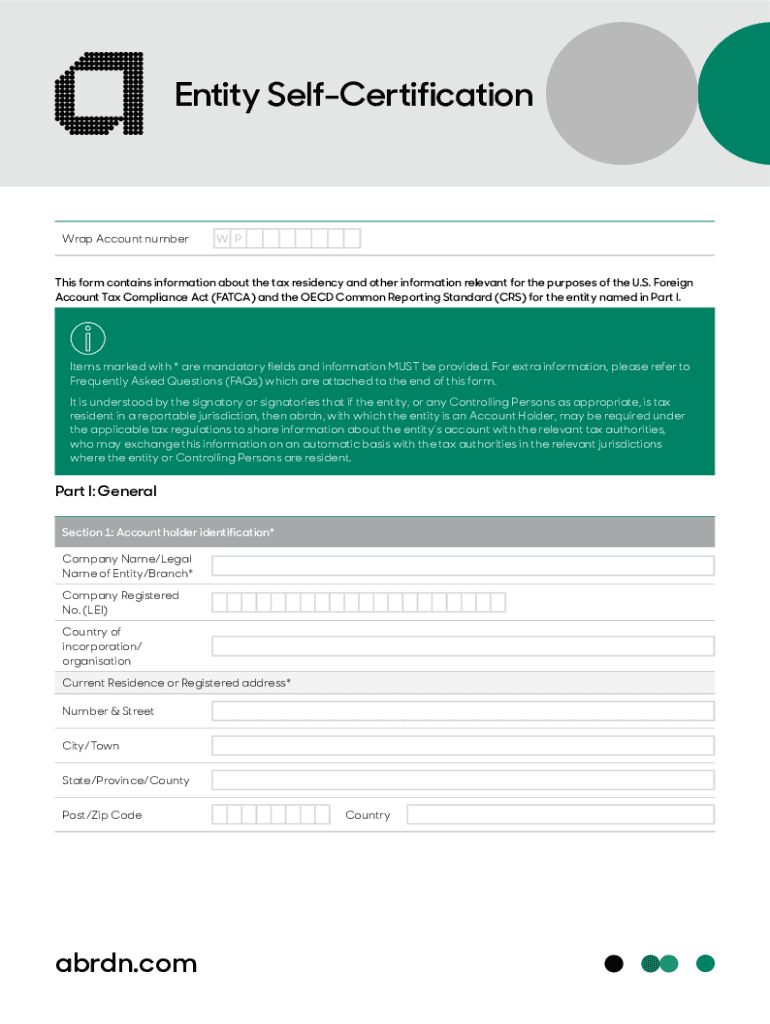 Fillable Online Fillable Online Individual Tax Residency Self ...