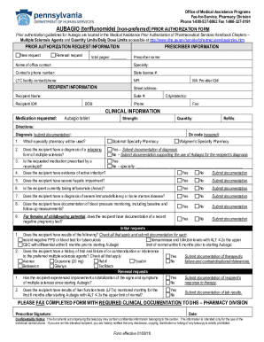 Fillable Online Prior Authorization (PA) Form for Fax Email Print ...