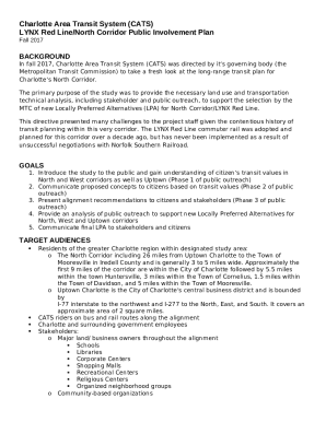 Charlotte Area Transit System (CATS) LYNX Red Line/North ... Doc ...