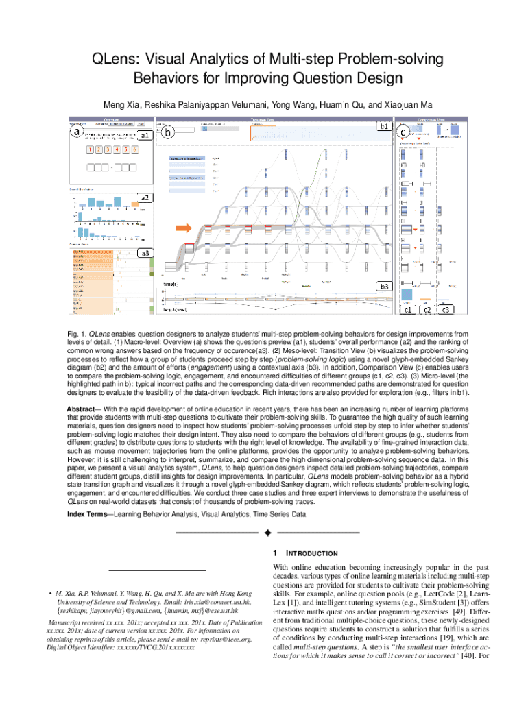Fillable Online visual analytics of student coding behaviors in block Fax Email Print - pdfFiller