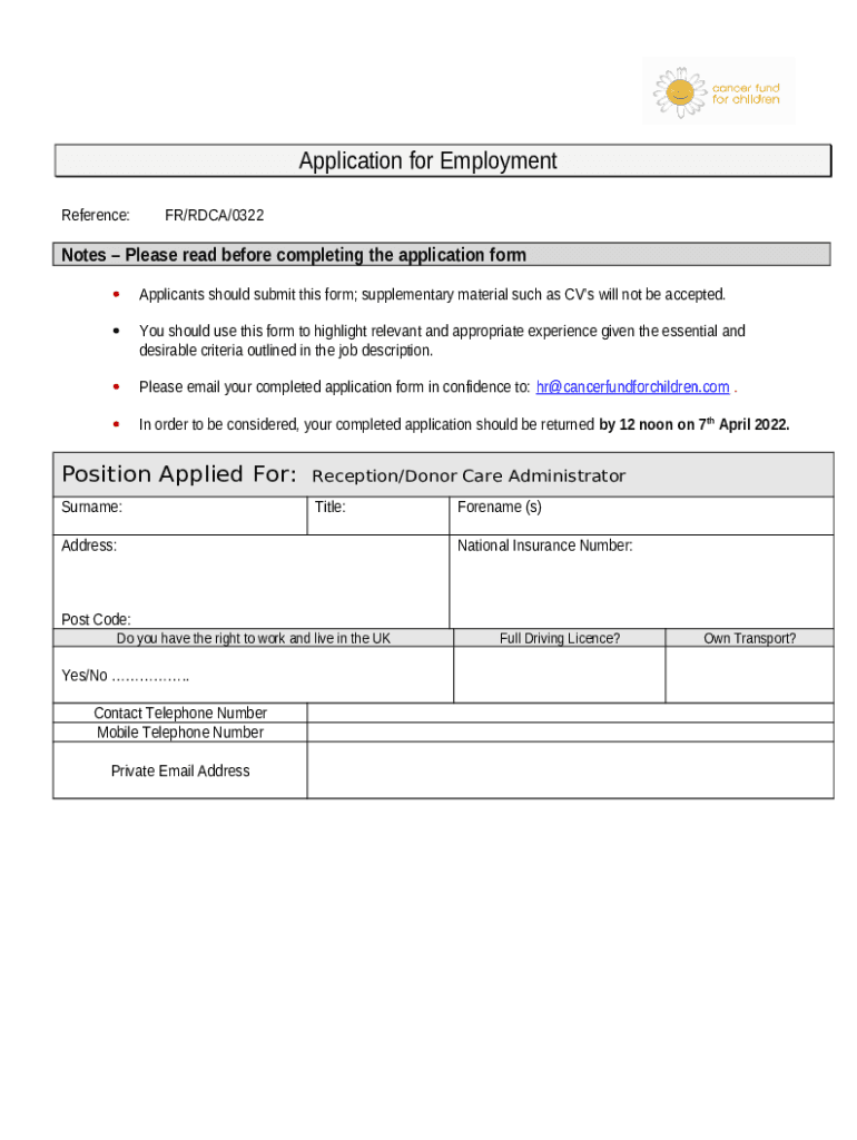 unreasonable job application instructions Doc Template | pdfFiller